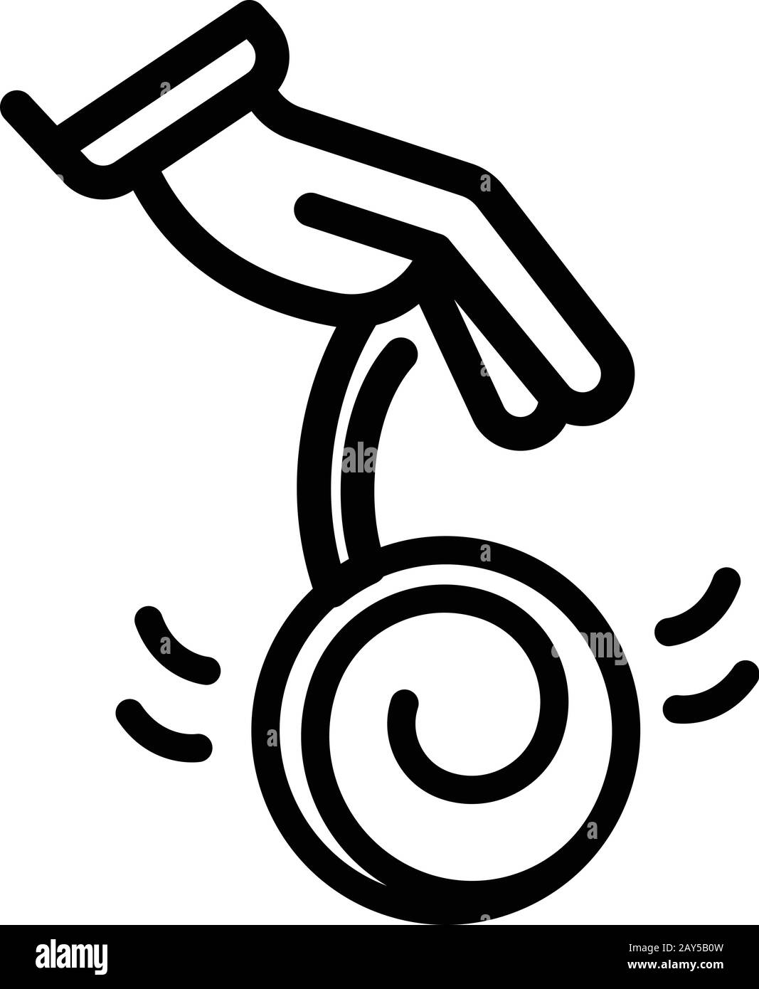 Modern hypnosis icon, outline style Stock Vector Image & Art - Alamy