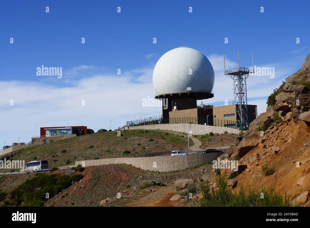military radar station Stock Photo - Alamy