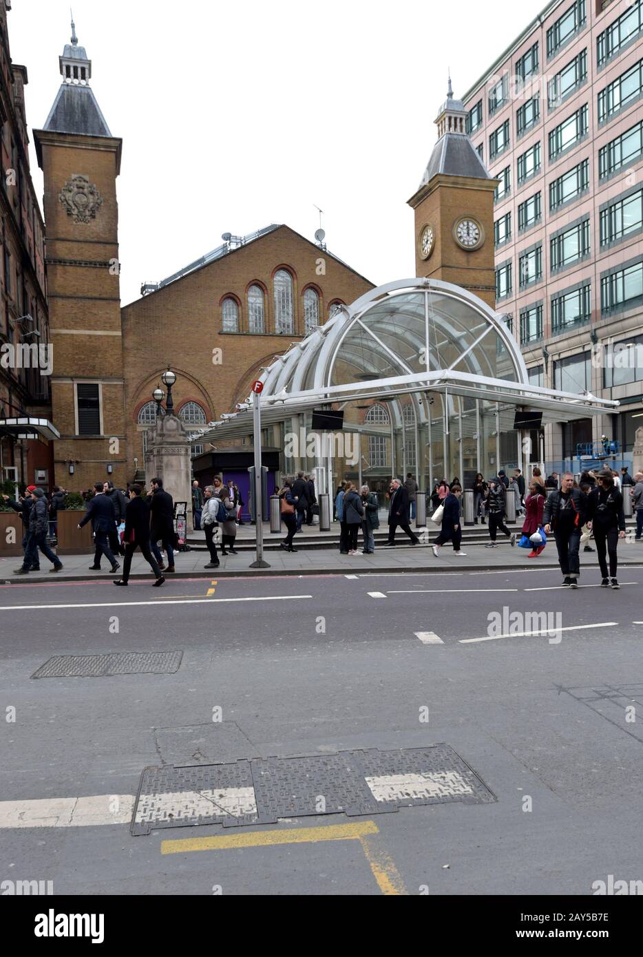 Liverpool Street railway station in Bishopsgate. PA Photo. Picture date ...