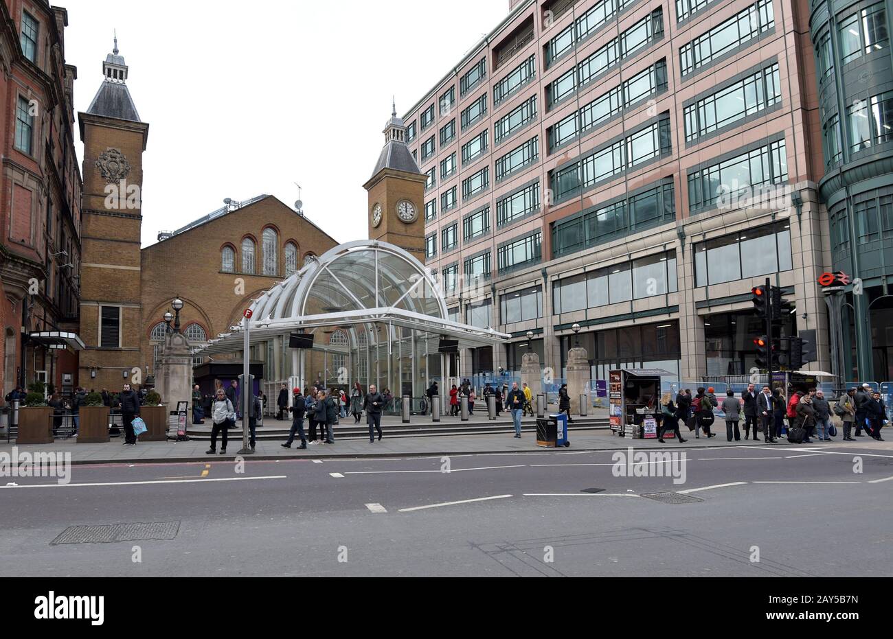 Liverpool Street railway station in Bishopsgate. PA Photo. Picture date ...