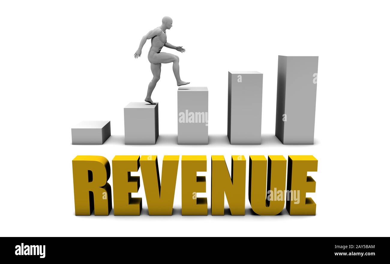 Revenue increase chart Cut Out Stock Images & Pictures - Alamy