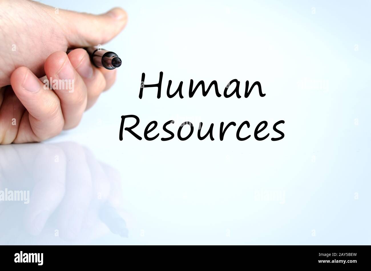 Human resources text concept Stock Photo - Alamy