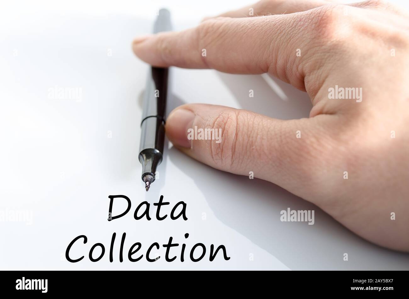 Data collection text concept Stock Photo - Alamy