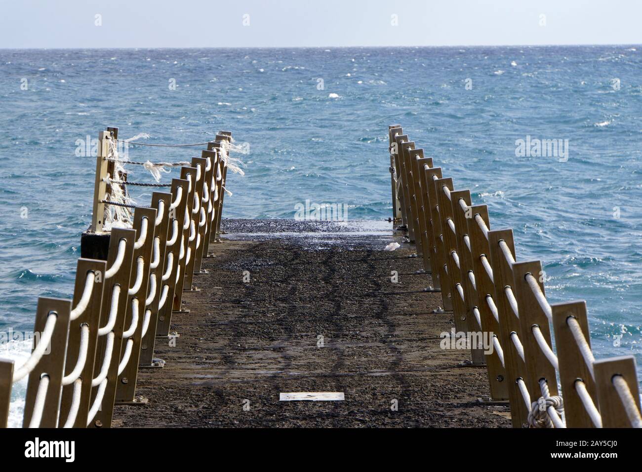 Boat dock at the sea Stock Photo - Alamy