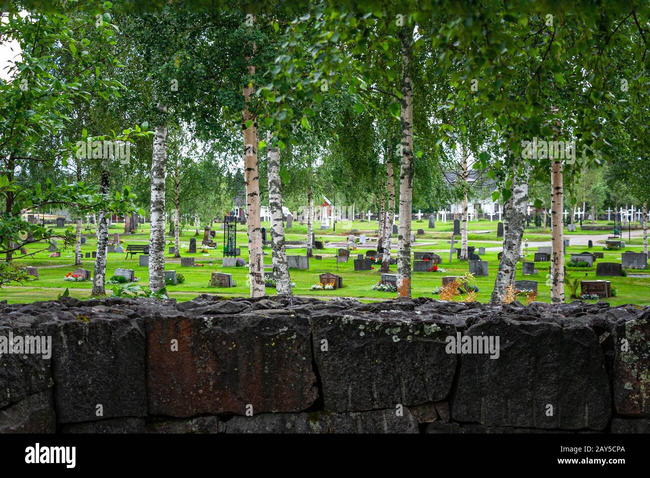 Woodland cemetery sweden hi-res stock photography and images - Alamy