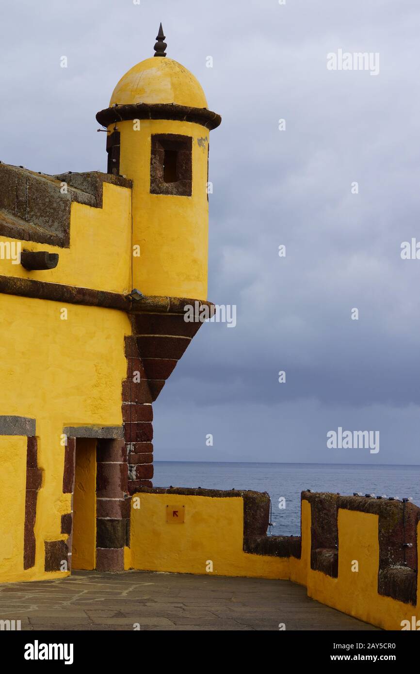 Fort Sao Tiago Stock Photo - Alamy