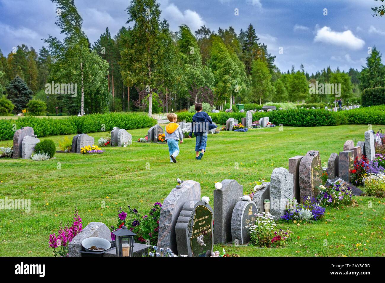 Woodland cemetery sweden hi-res stock photography and images - Alamy