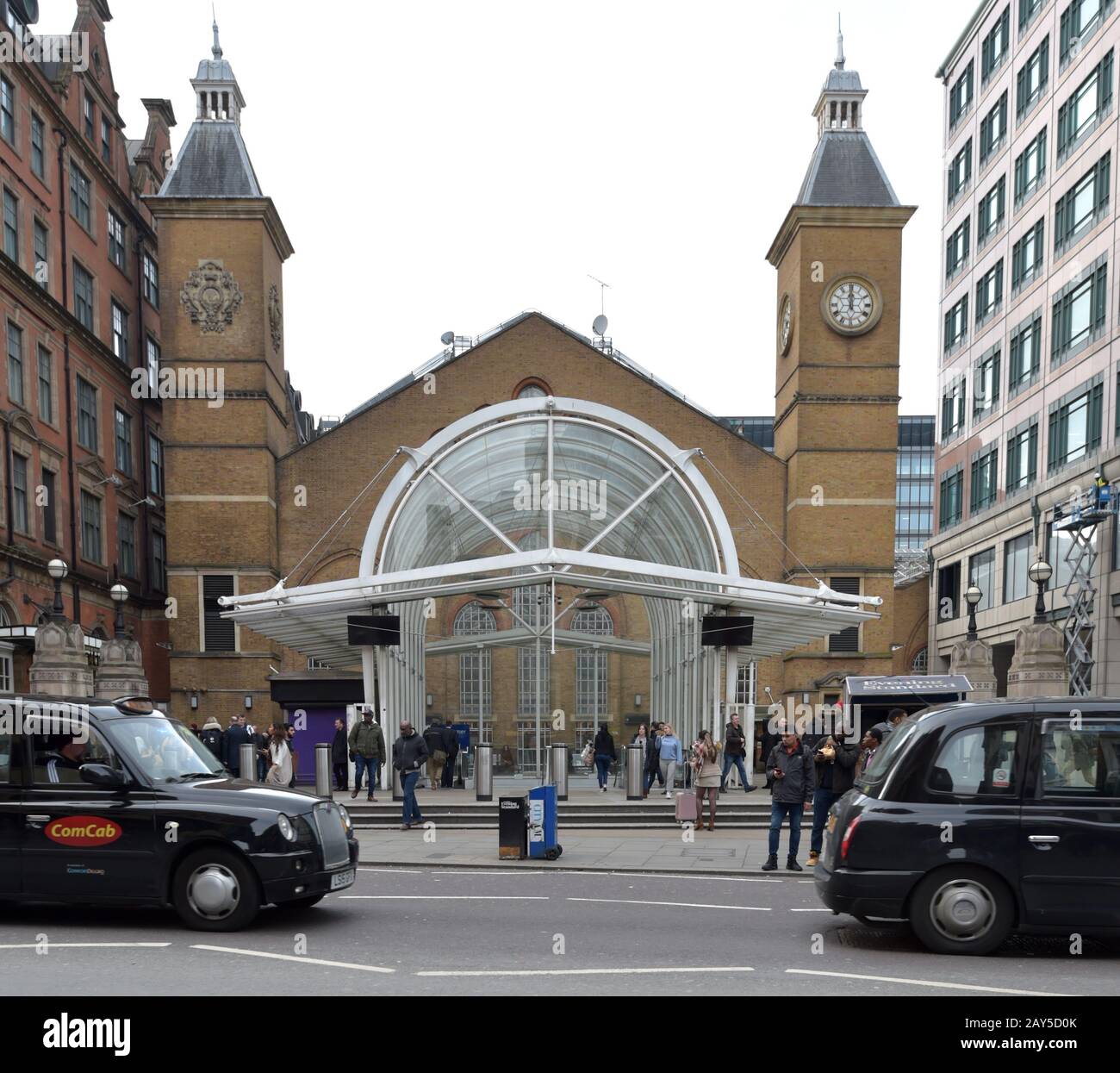 Liverpool Street railway station in Bishopsgate. PA Photo. Picture date ...