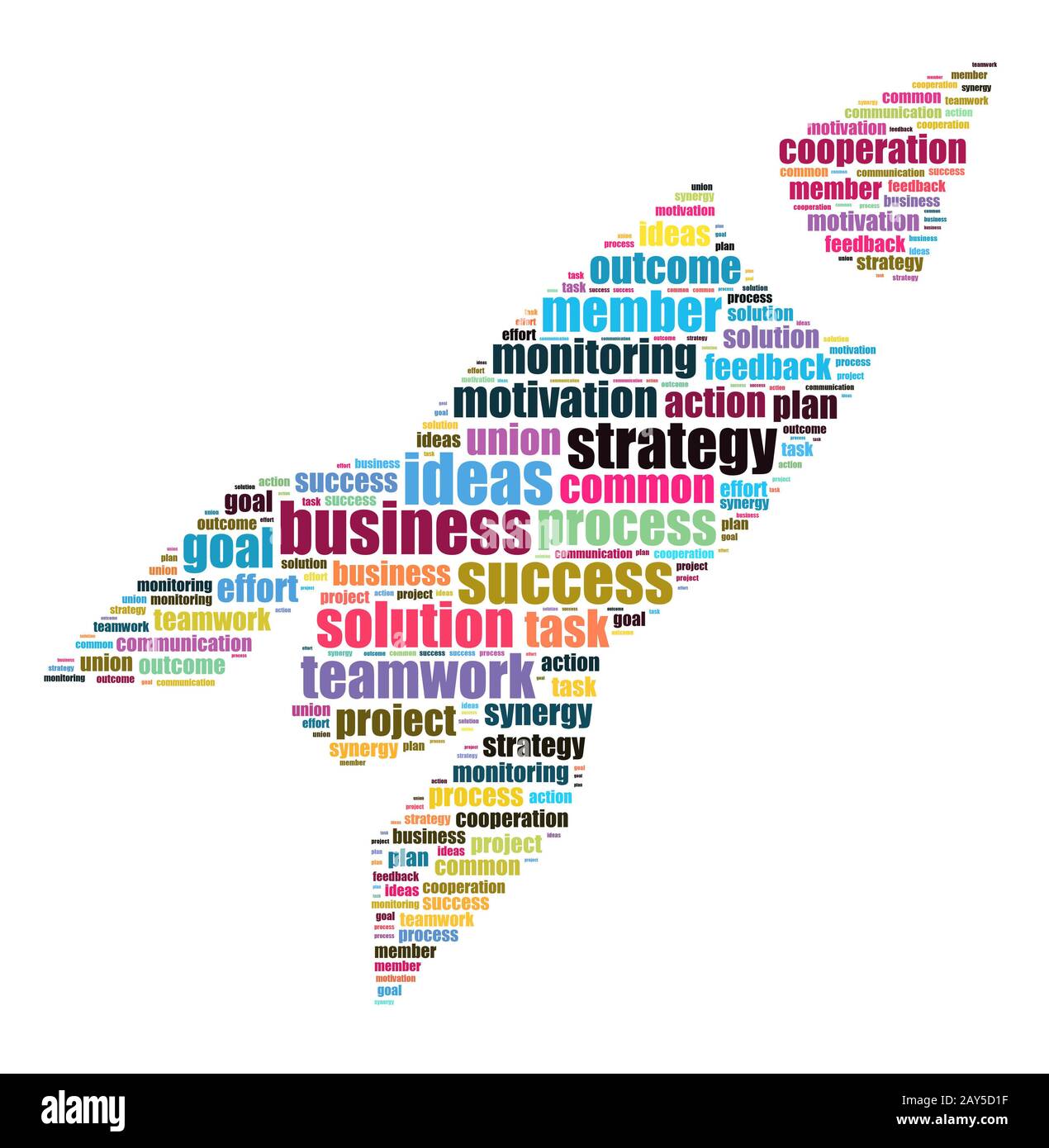 Word cloud business theme Stock Photo - Alamy