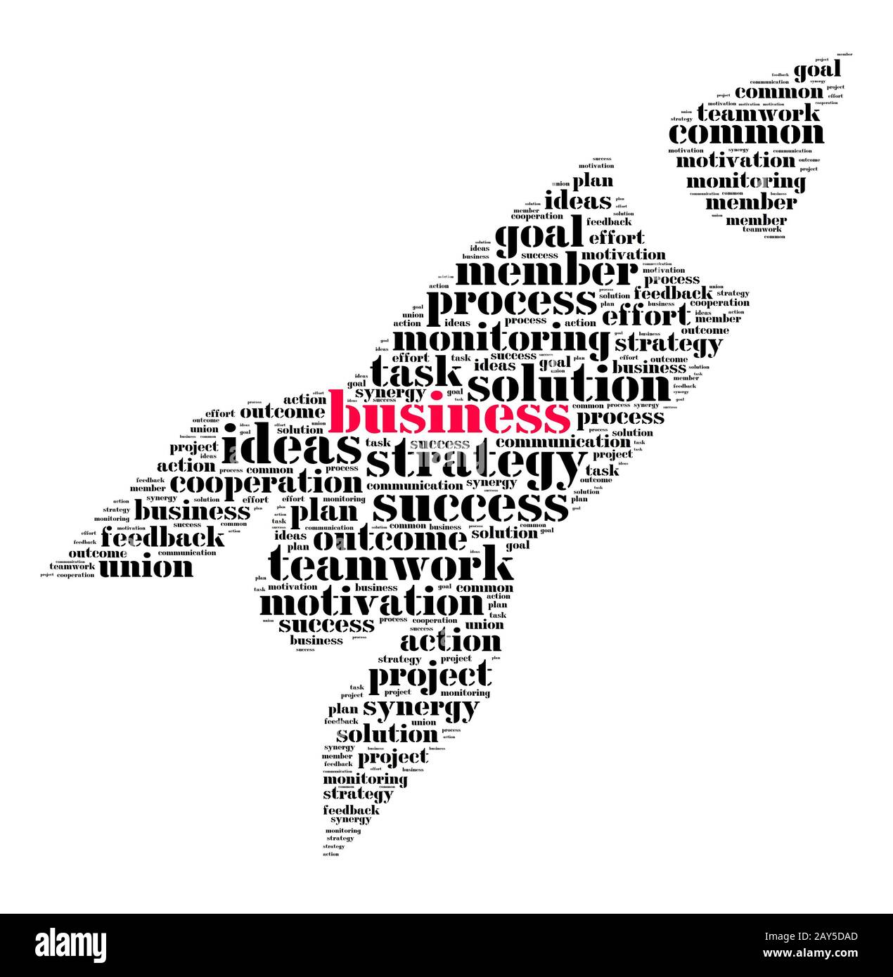 Word cloud business theme Stock Photo - Alamy