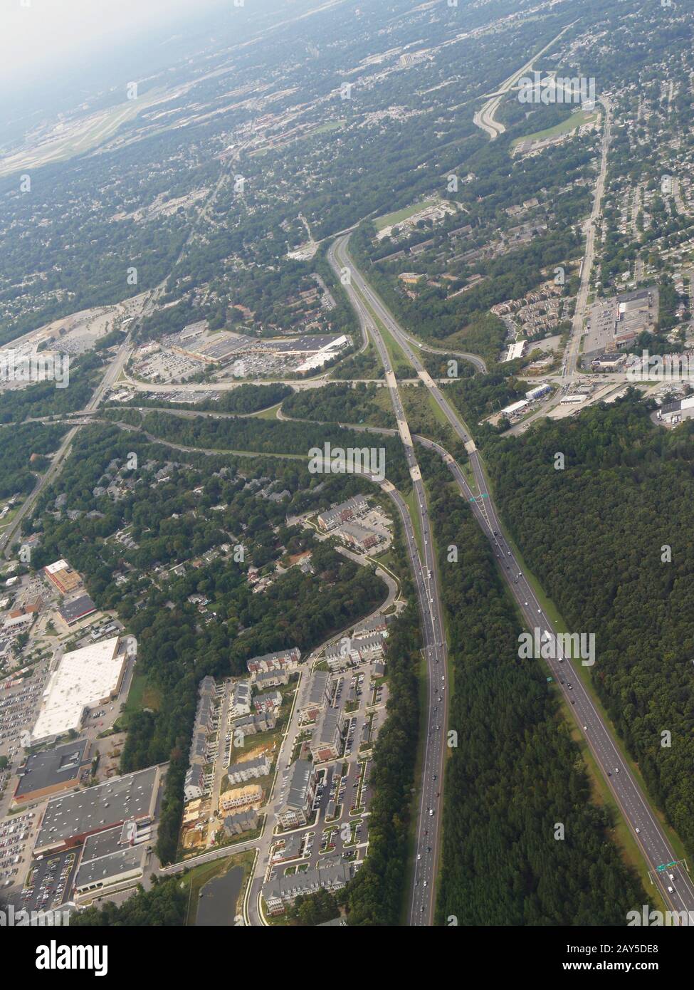 Aerial panoramic view baltimore city hi-res stock photography and ...