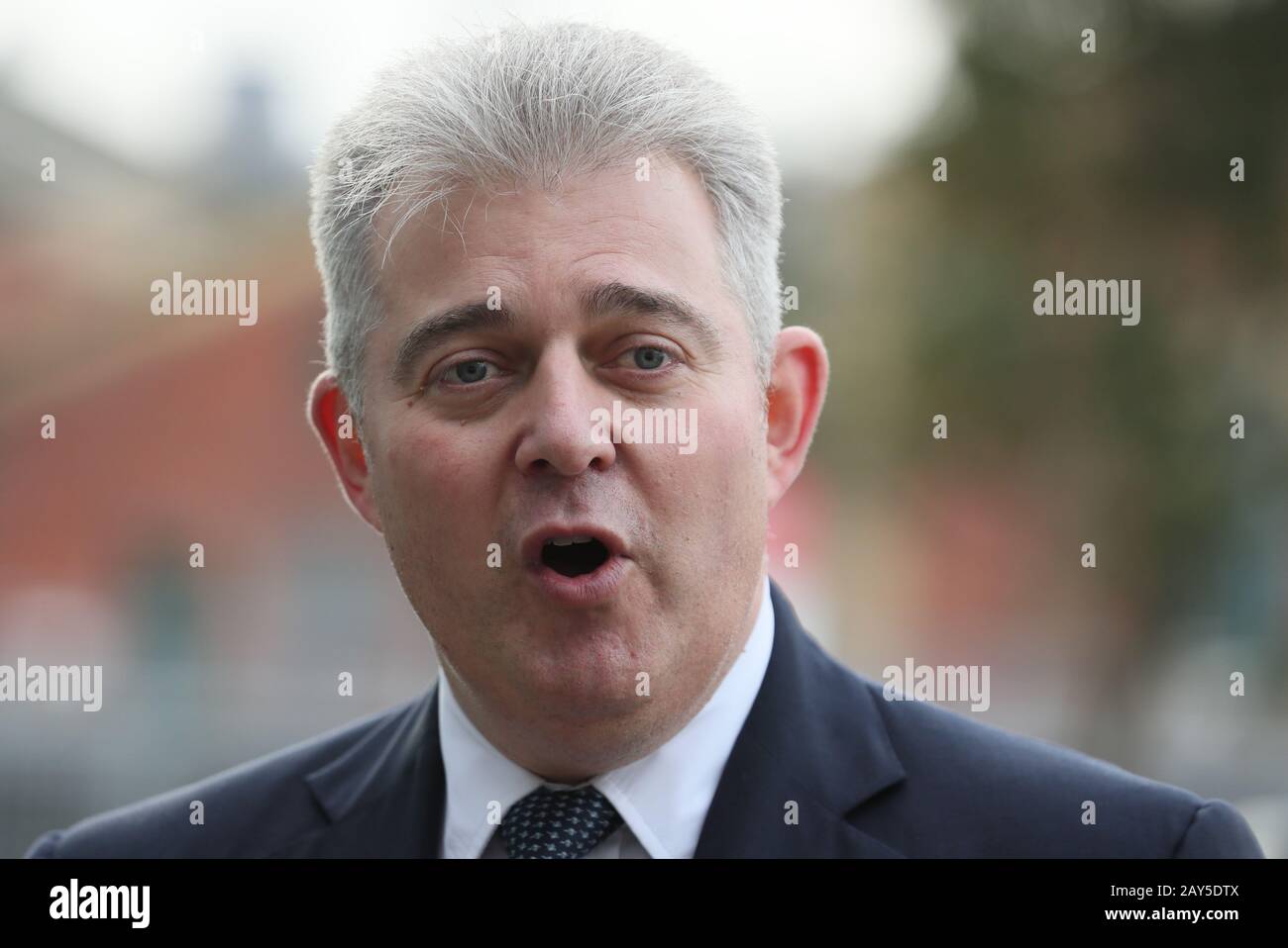 Newly appointed Northern Ireland Secretary Brandon Lewis at CSIT ...