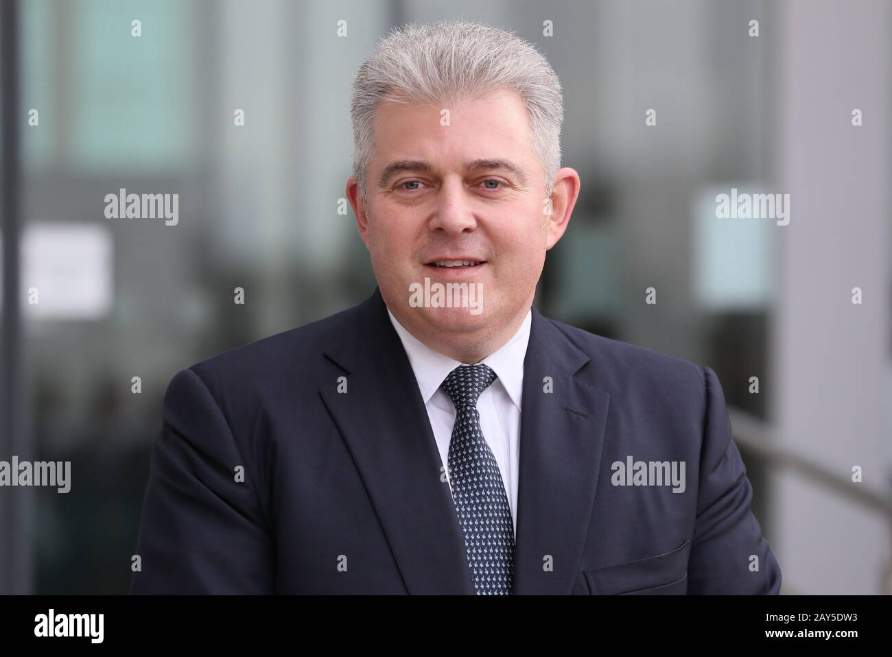 Newly appointed Northern Ireland Secretary Brandon Lewis at CSIT ...