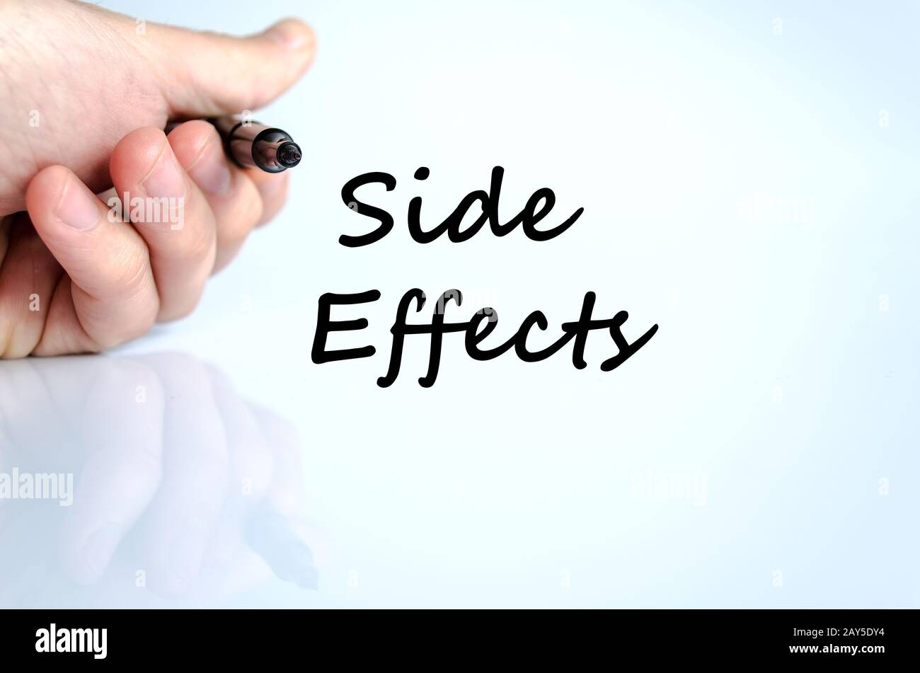 Side effects text concept Stock Photo - Alamy
