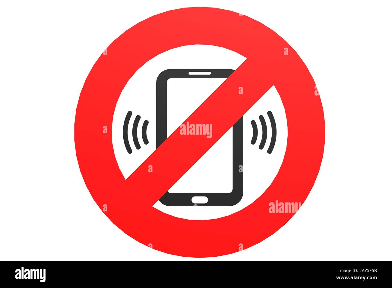 No mobile phone sign Stock Photo - Alamy