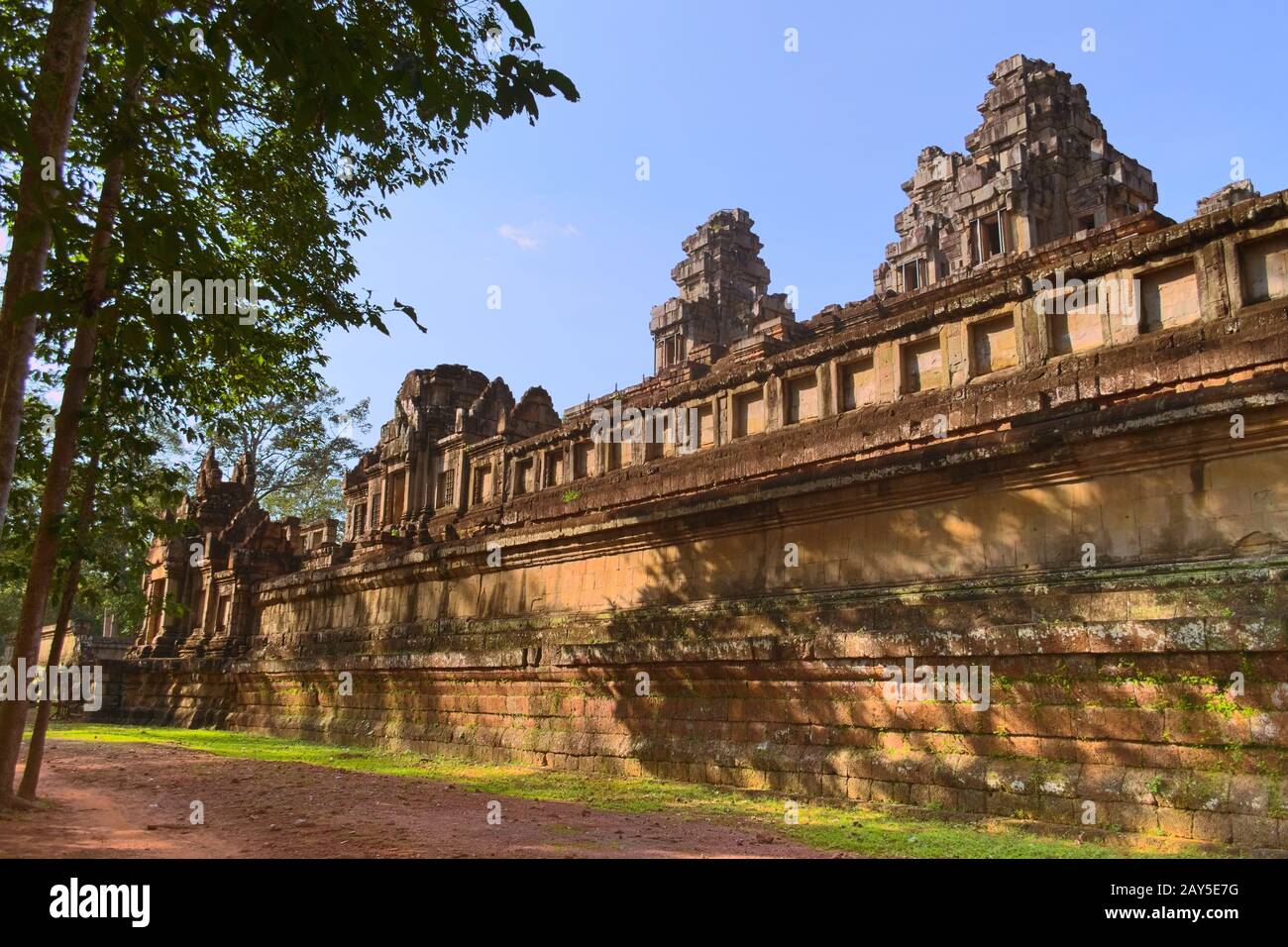 Ta Keo temple-mountain, a khmer temple built in the 10th century ...