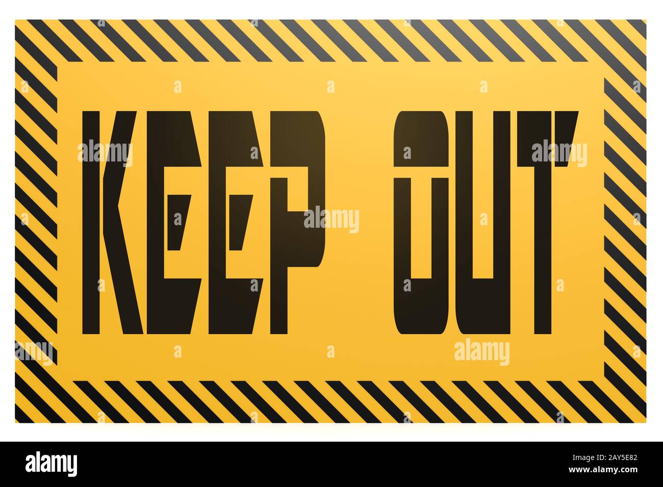 Keep out Cut Out Stock Images & Pictures - Alamy