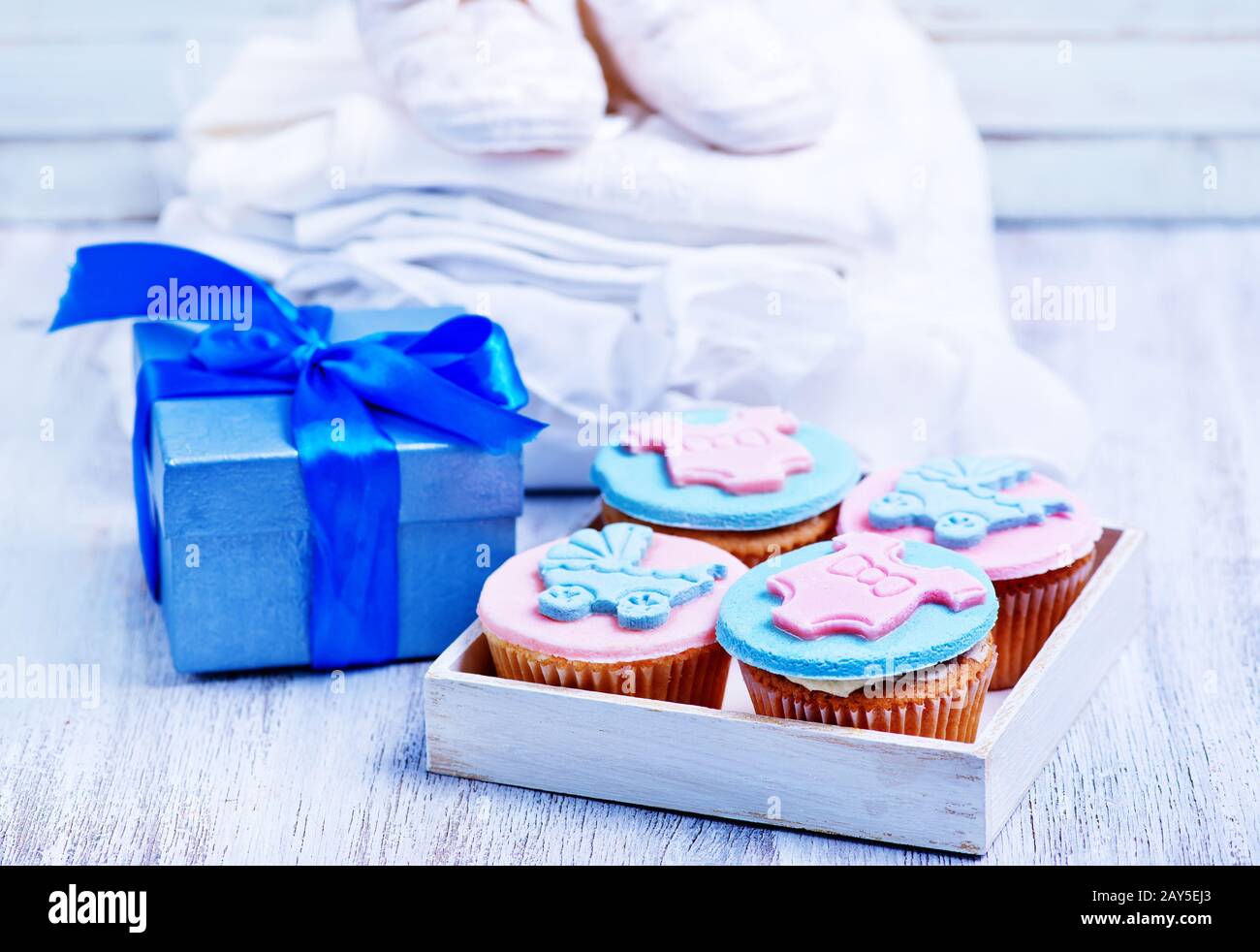 a feast in honor of the birth of the child Stock Photo - Alamy
