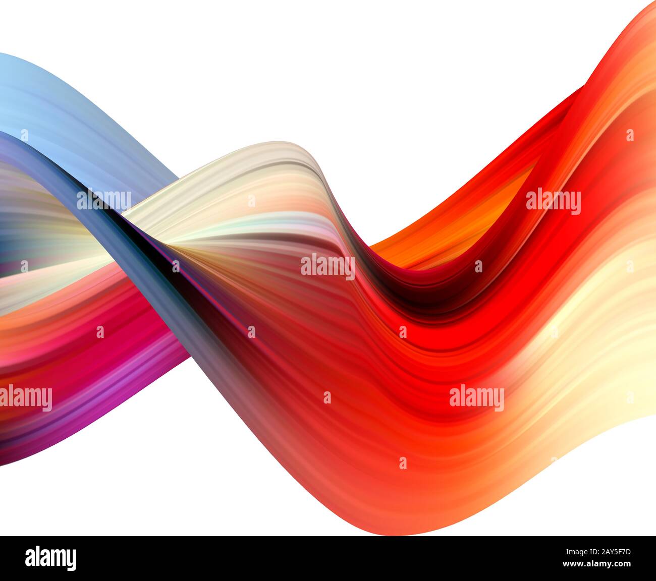 Modern colorful flow poster. Wave Liquid shape color background. Art ...