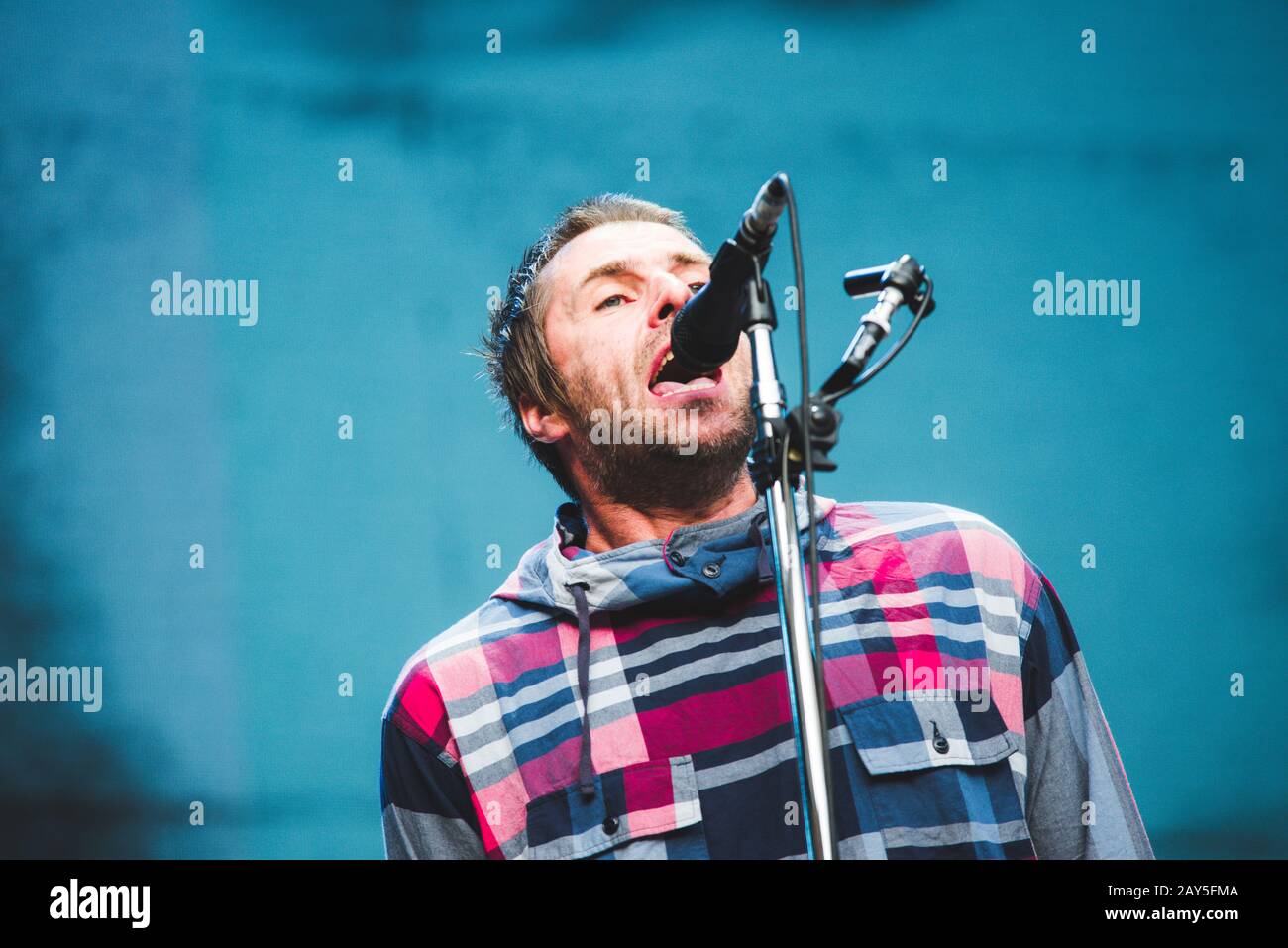 Liam Gallagher live in Locarno Switzerland 2019 Stock Photo - Alamy
