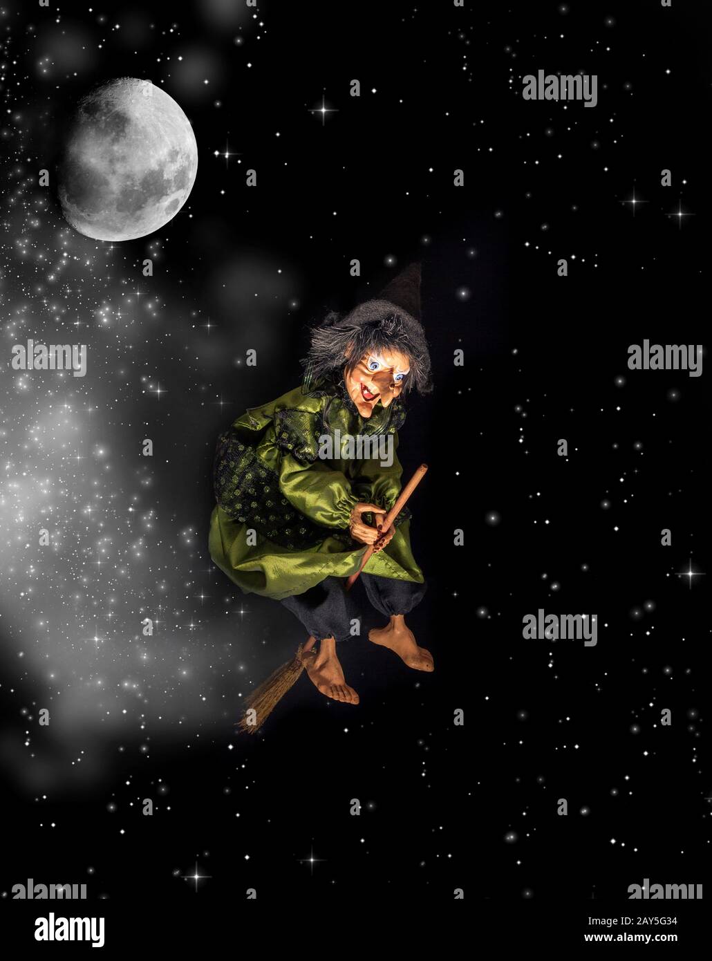 the Befana arrives - close up Stock Photo - Alamy
