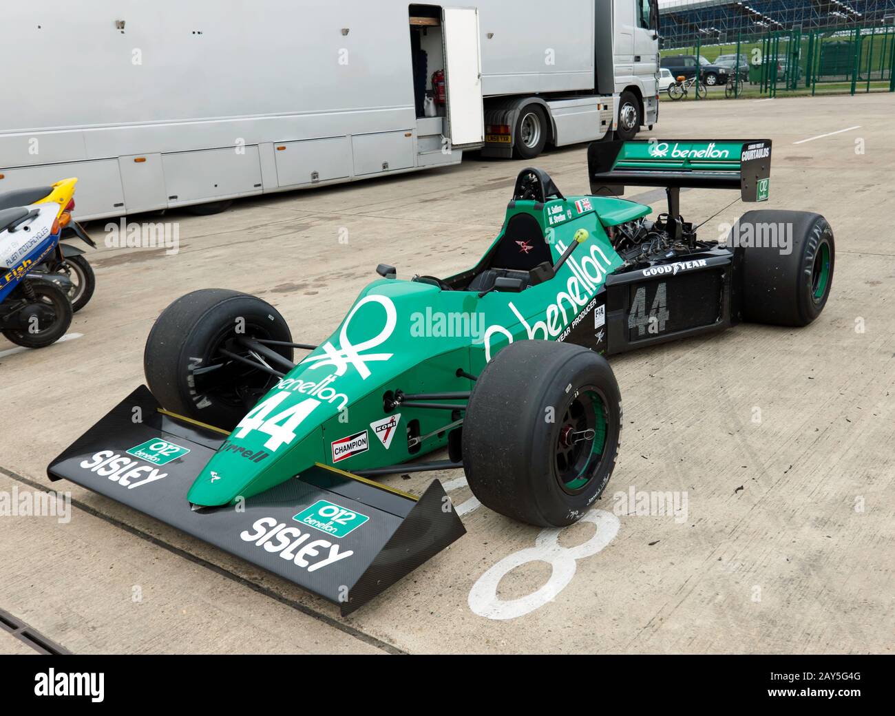 Martin Stretton's 1983, Green, Tyrell 012 Historic Formula 1 Car, in ...