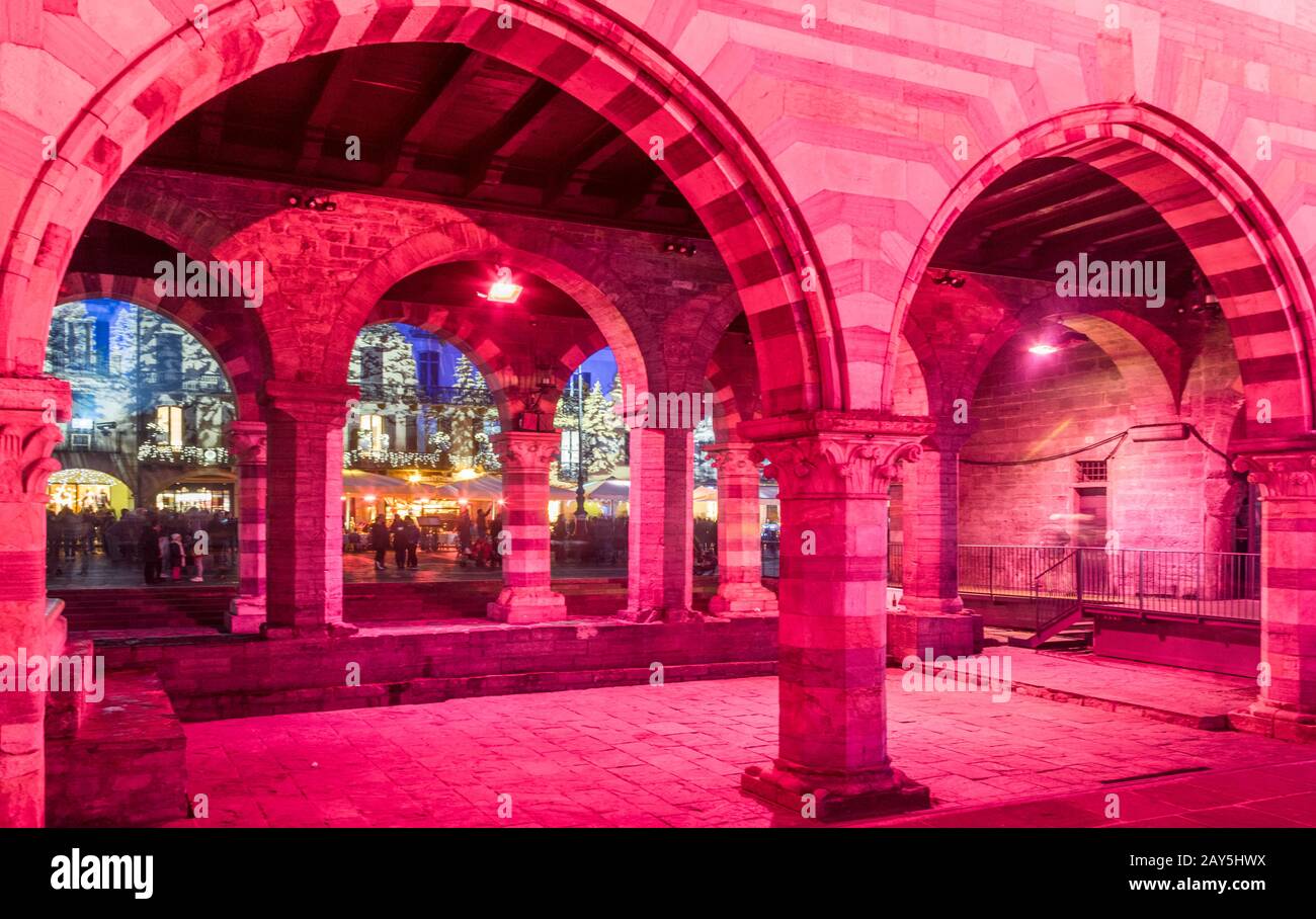 Como Christmas light, Como Lake, Lombardy, Italy,Europe Stock Photo - Alamy