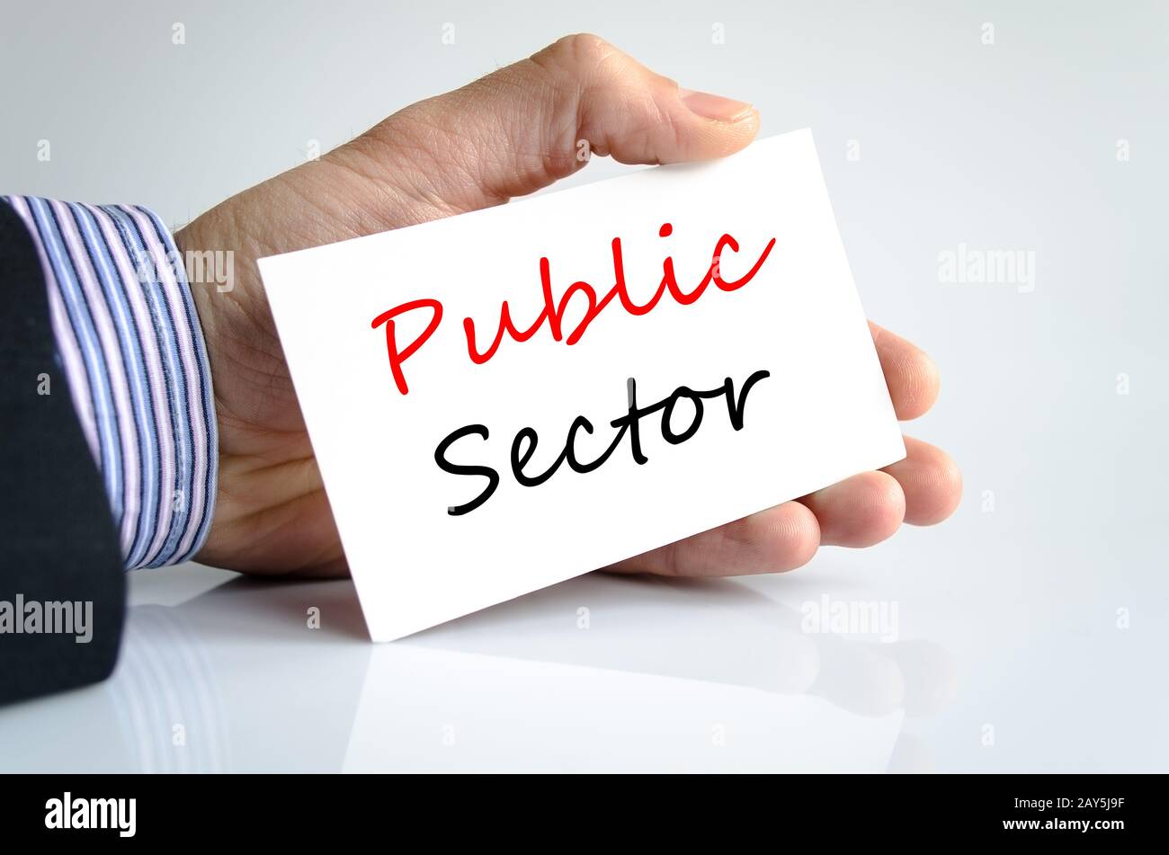 Public sector text concept Stock Photo - Alamy