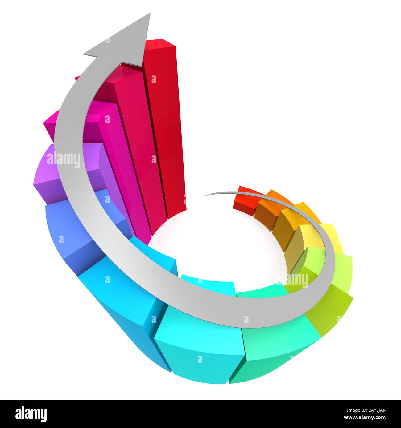 Arrow chart icon hi-res stock photography and images - Alamy