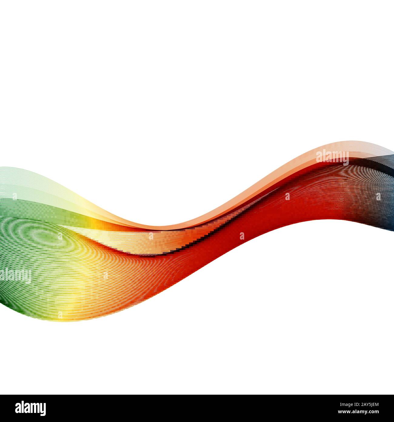Abstract vector motion smooth color wave vector. Curve rainbow lines ...