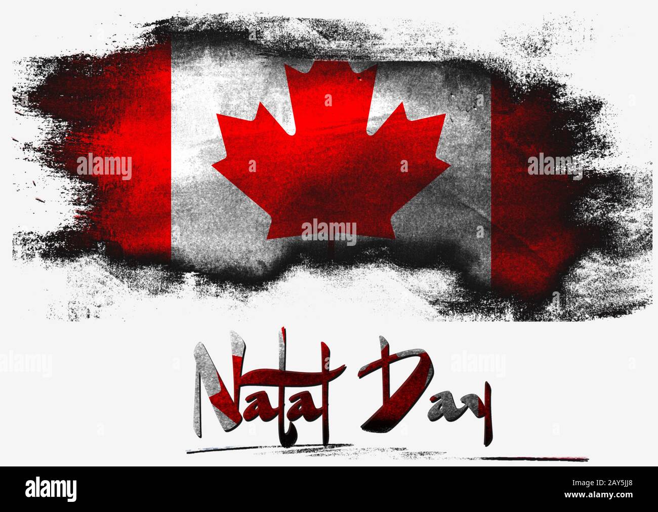 Flag of Canada for Natal Day Stock Photo - Alamy