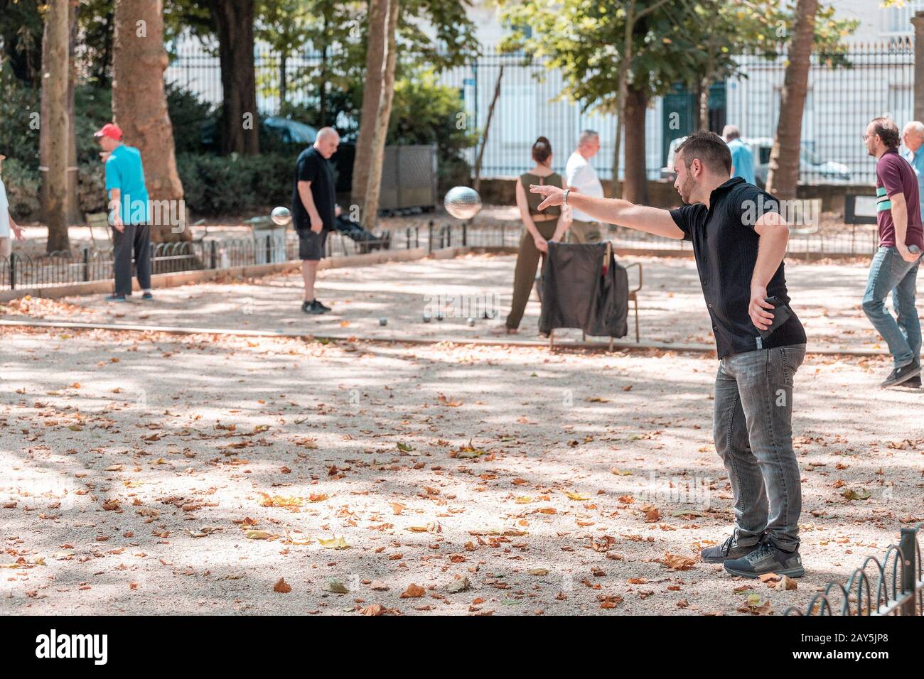 Petanque sport hi-res stock photography and images - Alamy