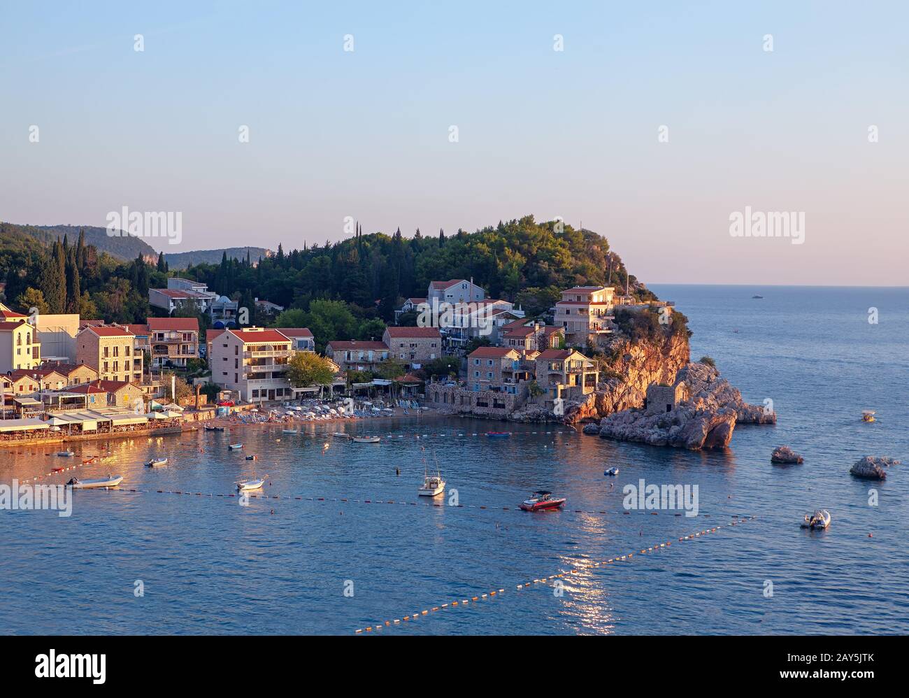 Amazing beach becici resort hi-res stock photography and images - Alamy
