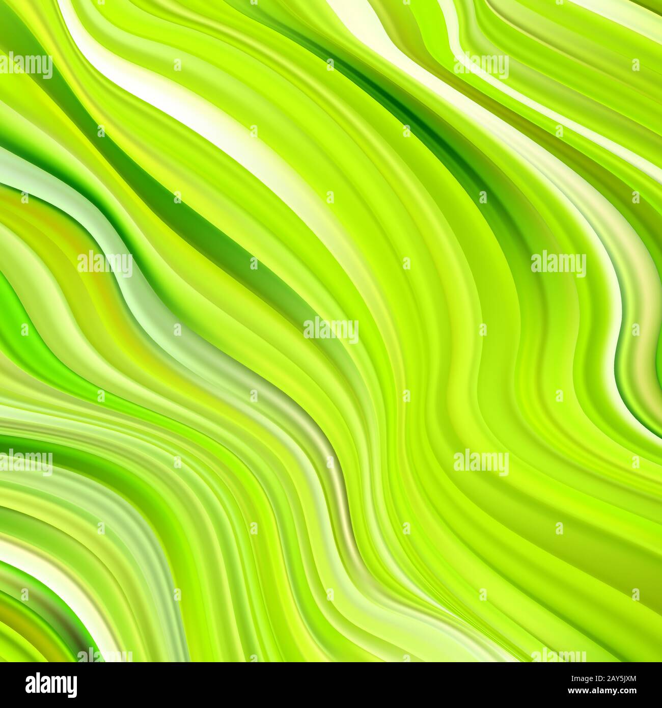 Modern green flow poster. Wave Liquid shape color background. Art ...