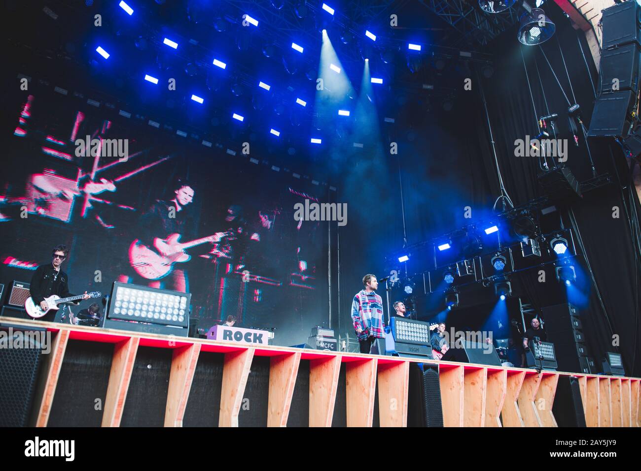Liam Gallagher live in Locarno Switzerland 2019 Stock Photo - Alamy