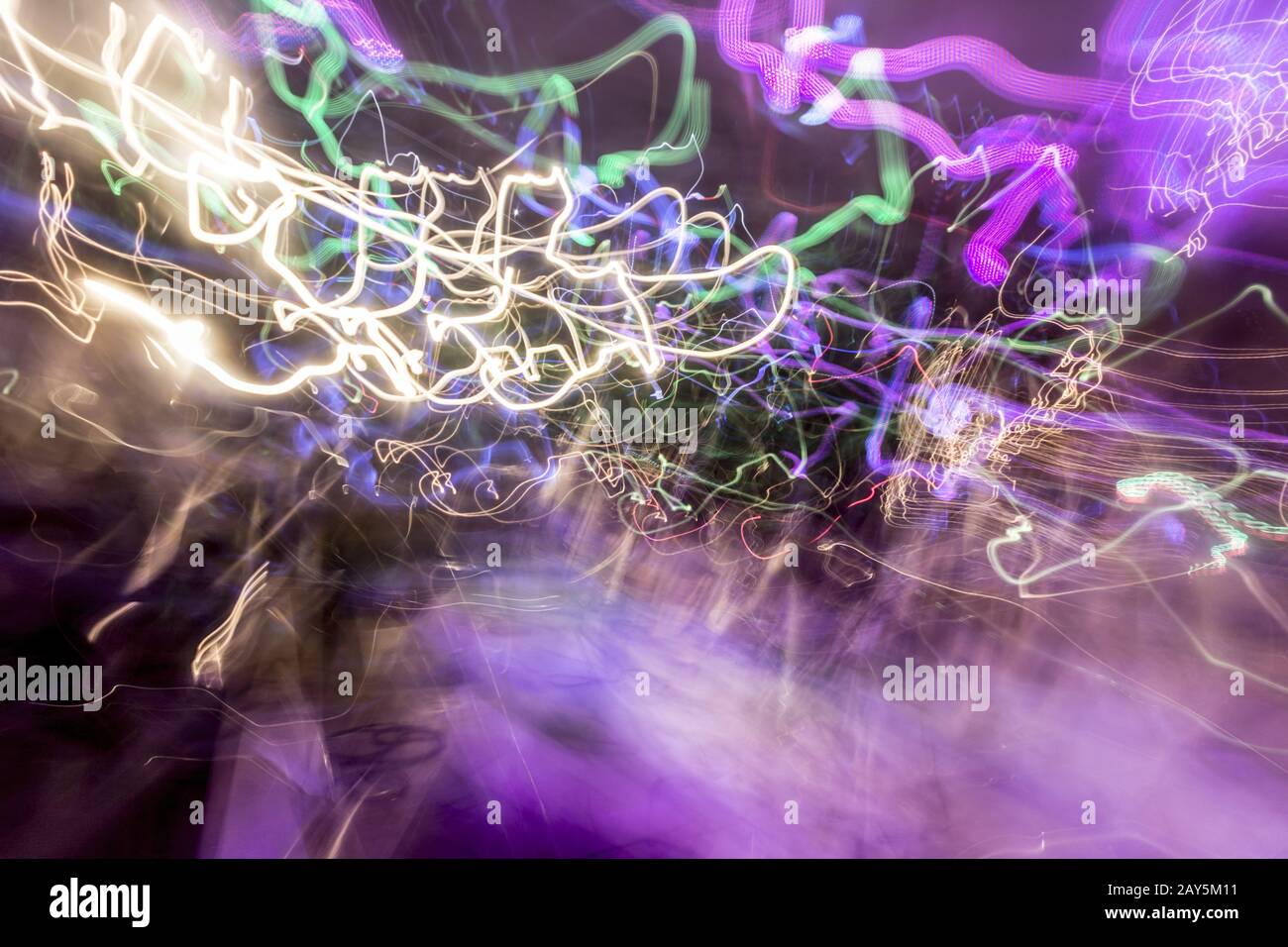 Colorful light game Stock Photo - Alamy