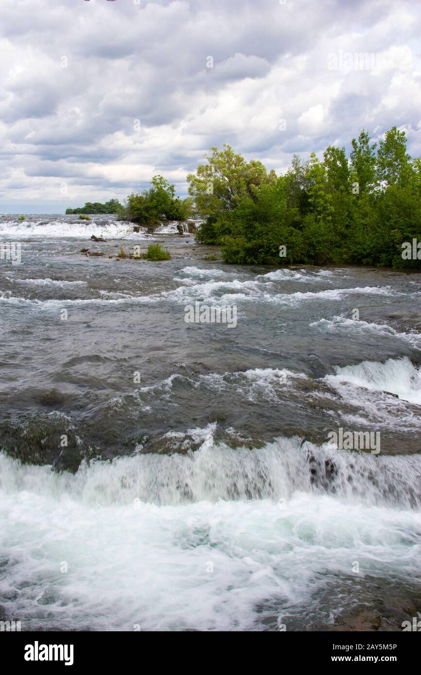 Niagara River rapids Stock Photo - Alamy