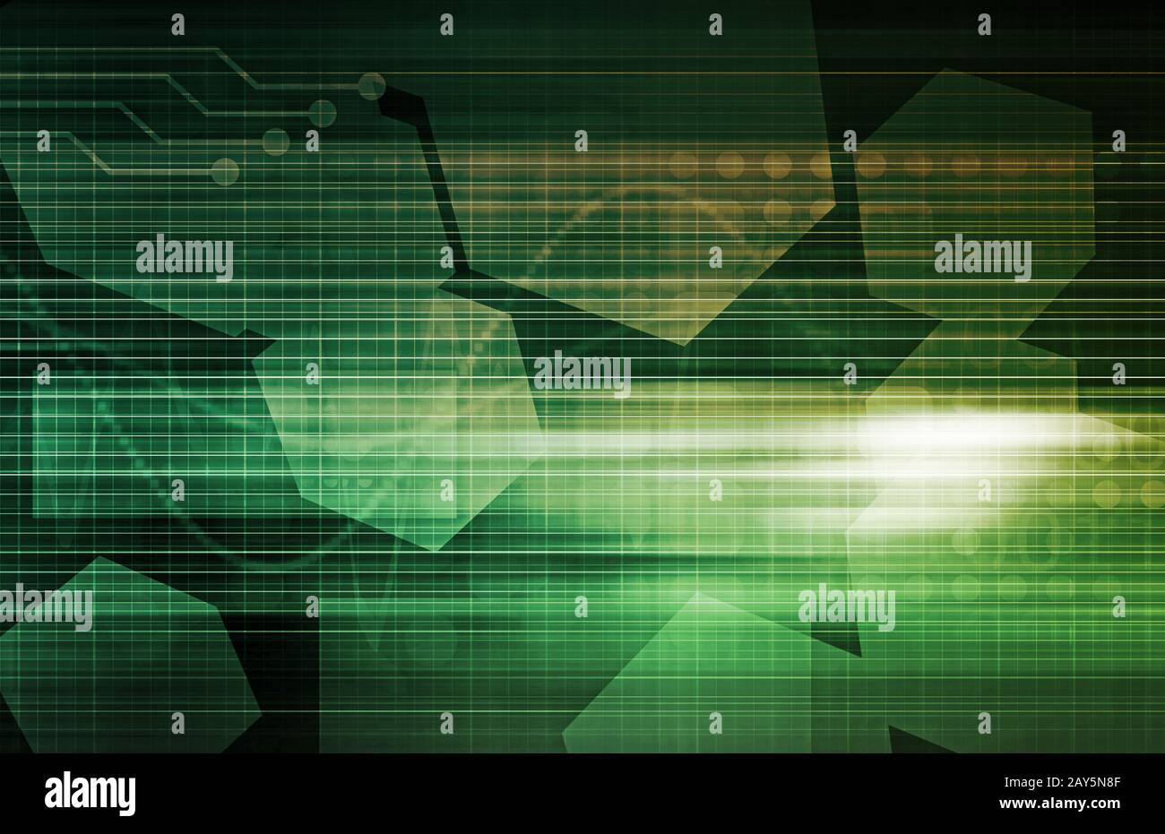 Cybernetics Mechanical Design as a Blueprints Art Stock Photo - Alamy