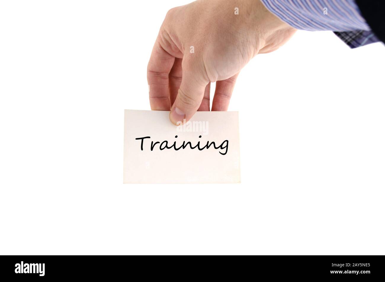 Training text concept Stock Photo - Alamy