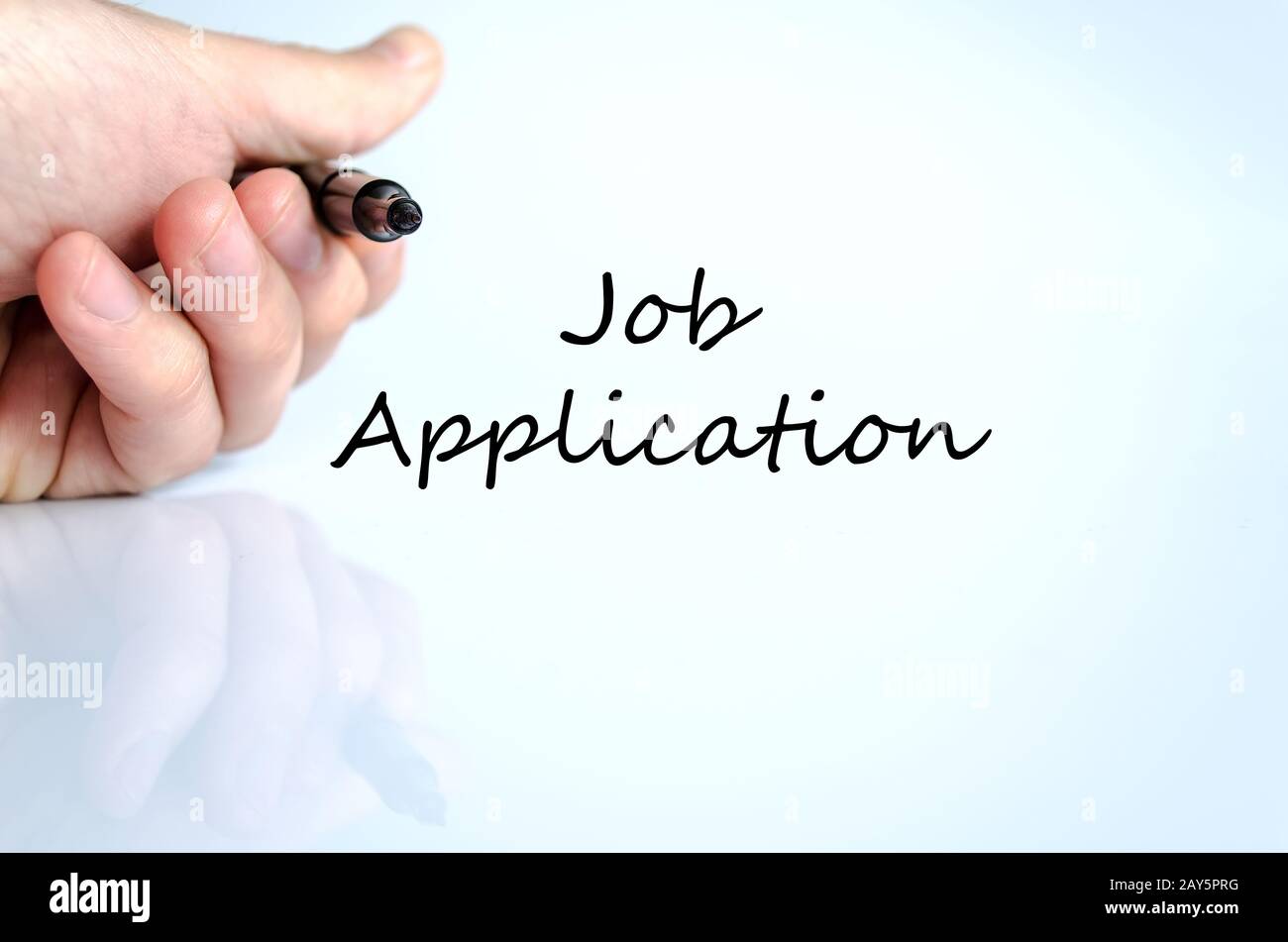 Job application text concept Stock Photo - Alamy