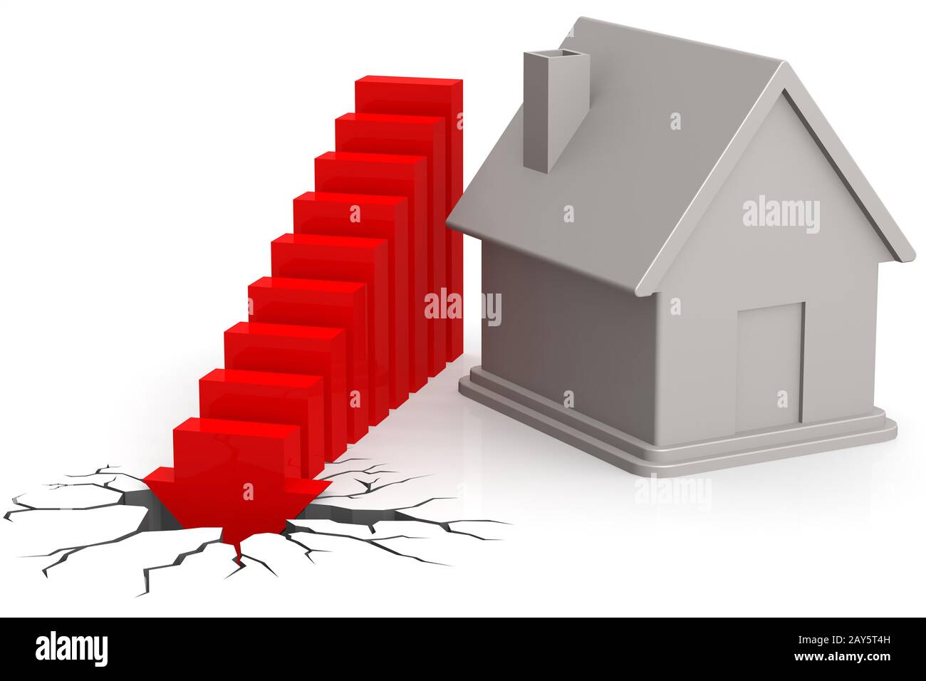 Symbol price collapse hi-res stock photography and images - Alamy