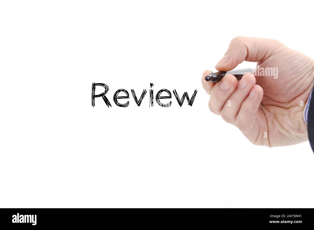 Review text concept Stock Photo - Alamy