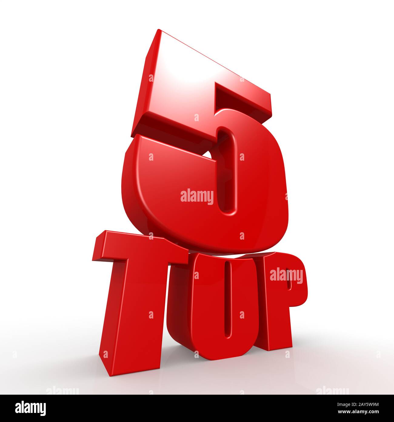 Top 5, five Stock Photo - Alamy