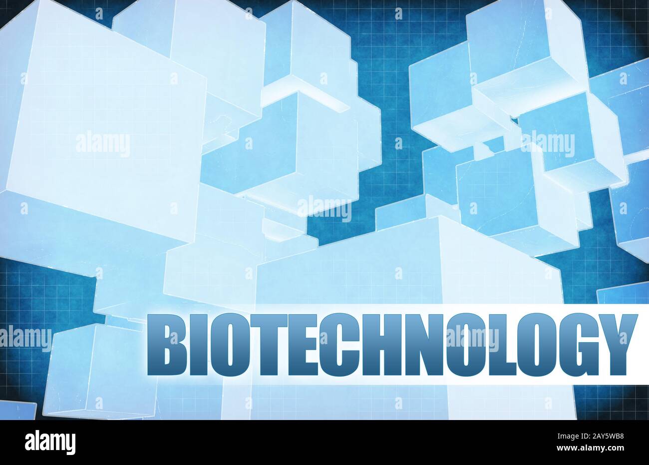Biotechnology on Futuristic Abstract Stock Photo - Alamy