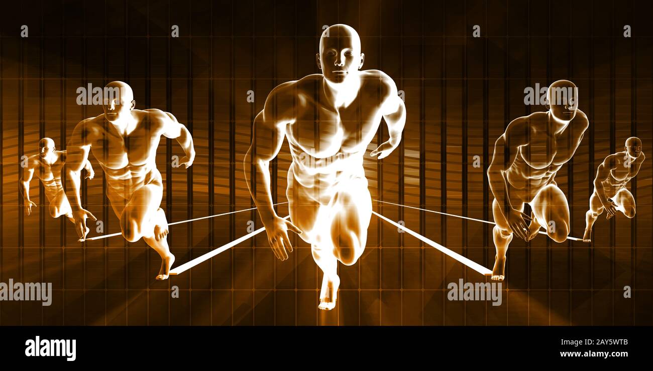 Racing to Success Stock Photo - Alamy