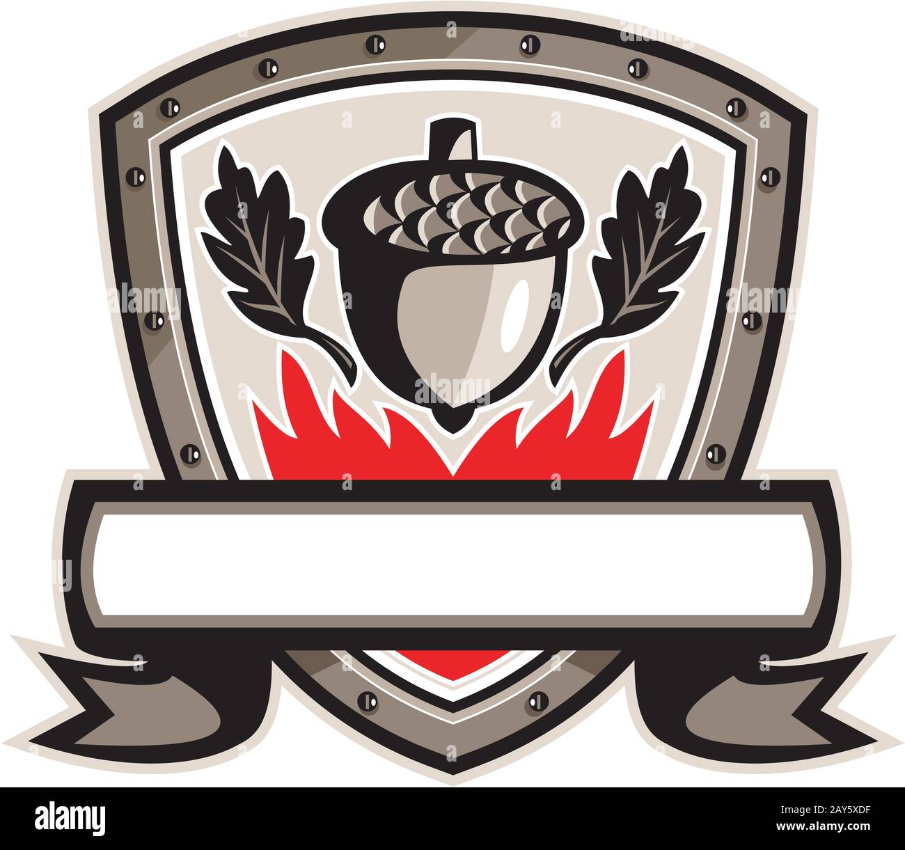 Oak leaf crest hi-res stock photography and images - Alamy