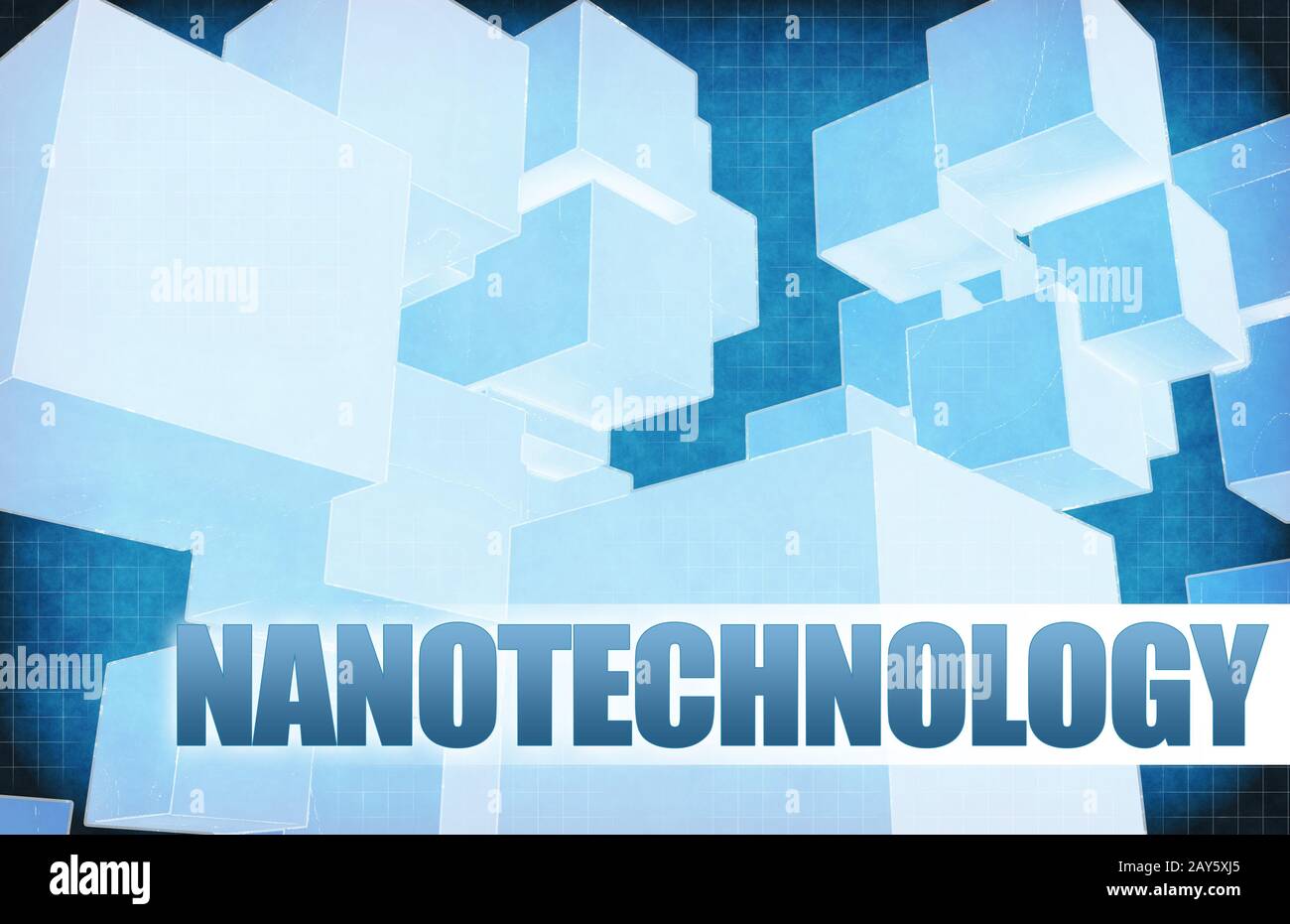 Nanotechnology on Futuristic Abstract Stock Photo - Alamy