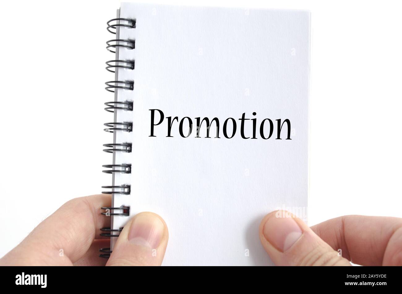 Promotion text concept Stock Photo - Alamy