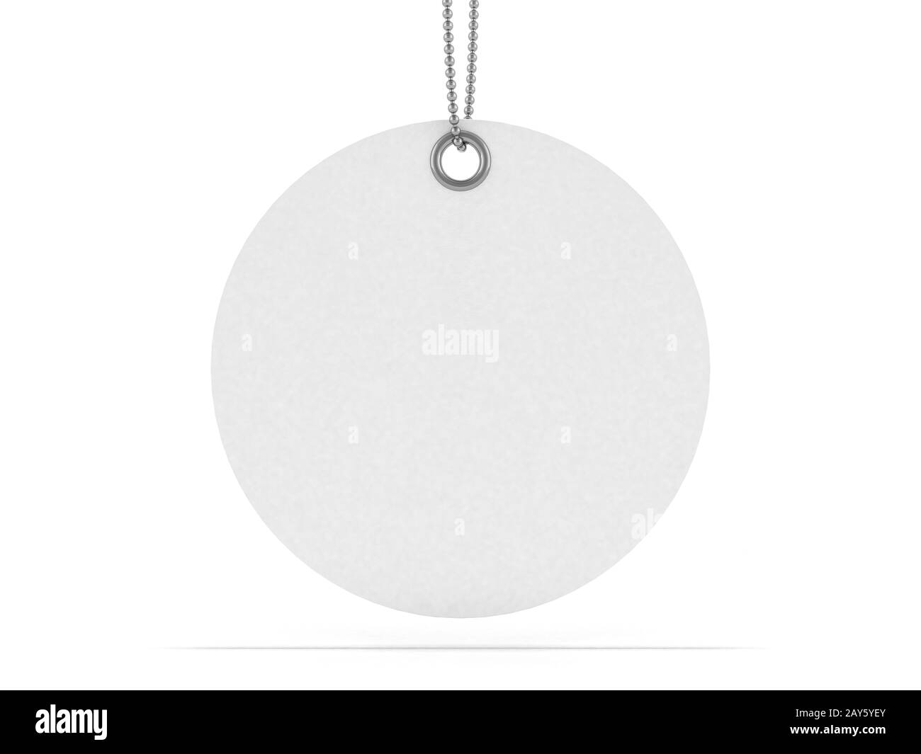 White label or price tag on white background. 3D rendering Stock Photo ...