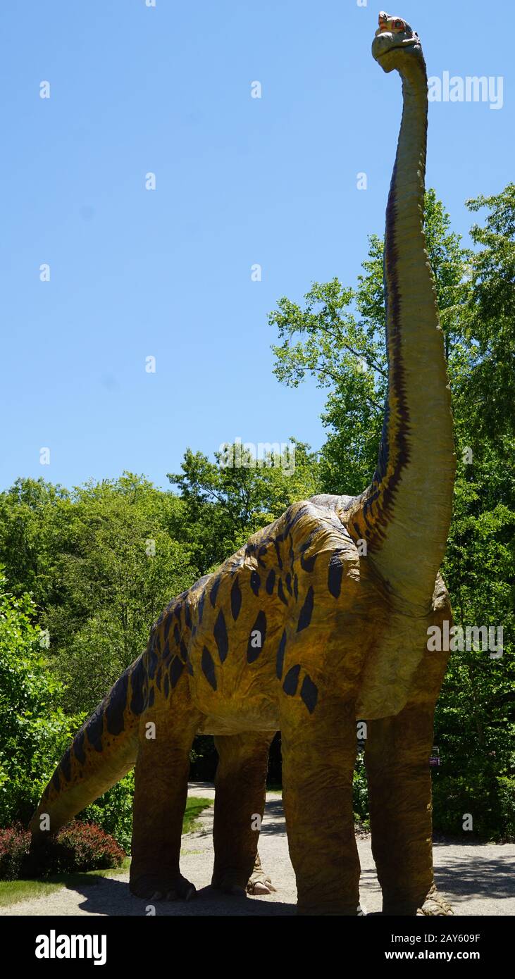 The Dinosaur Place at Nature's Art Village in Montville, Connecticut ...